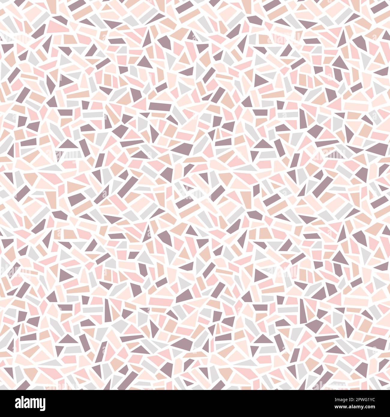 Terrazzo tile mosaic vector seamless pattern. Stones, rocks, ceramics pastel colors background ...