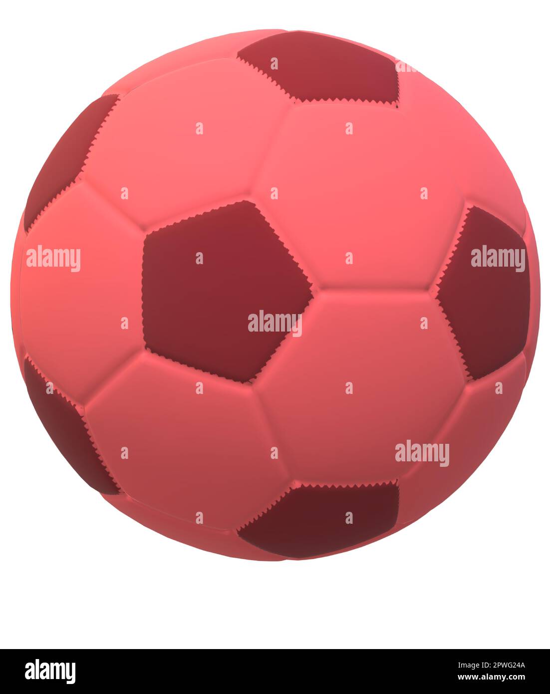 Red Soccer Ball Stock Vector Image & Art - Alamy