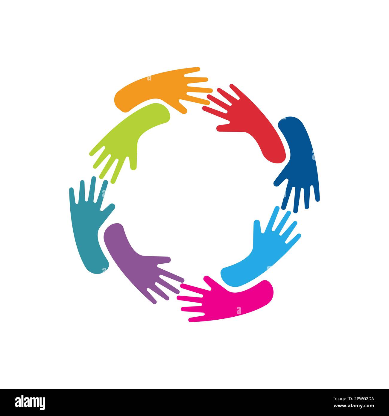 Charity Logo With Hands