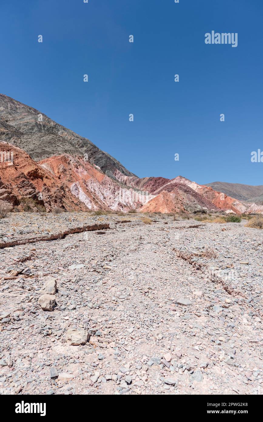 Hill of seven colors (cerro de los siete colores) at Purmamarca, Jujuy ...