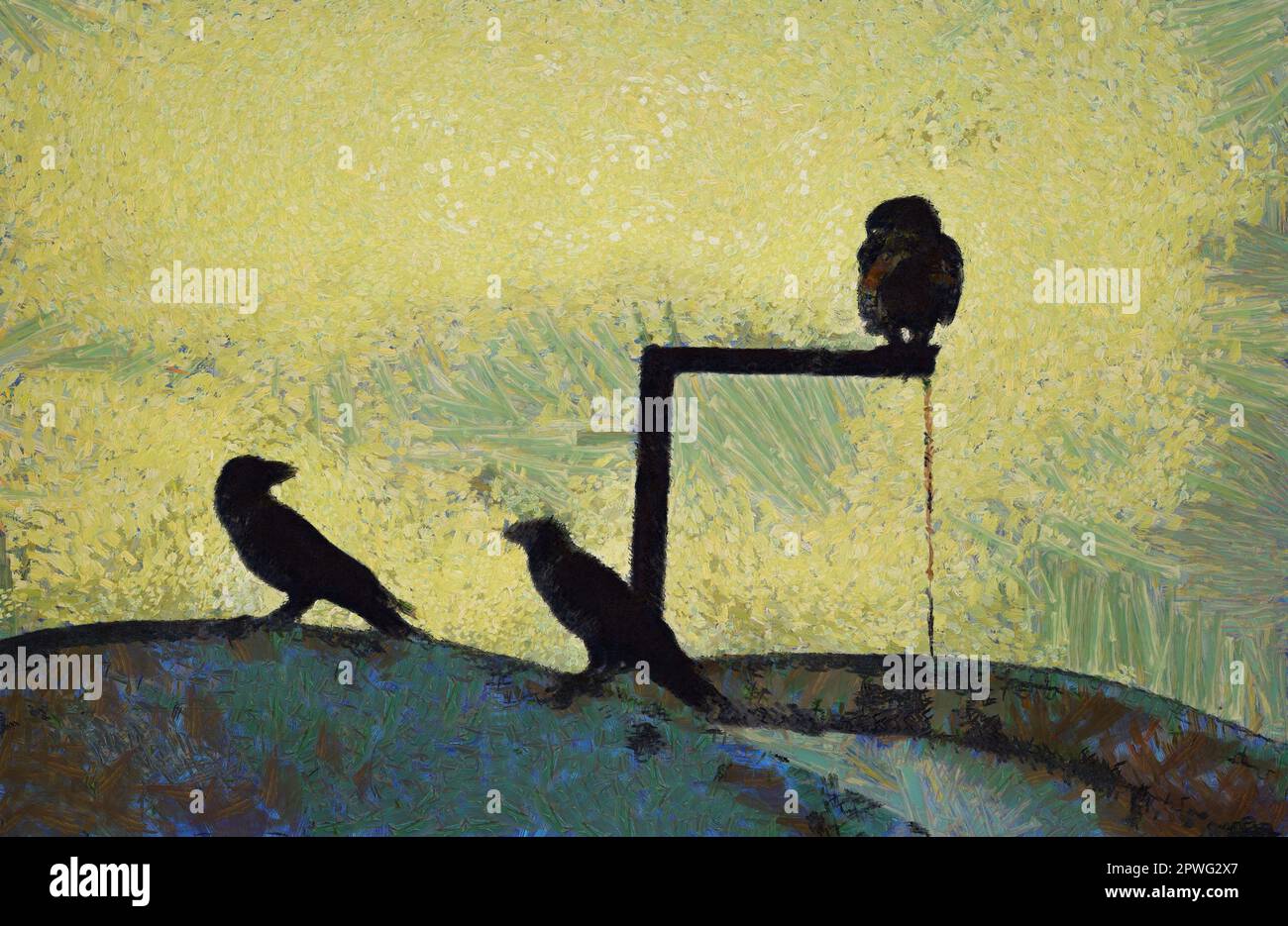 Detailed crow hi-res stock photography and images - Alamy