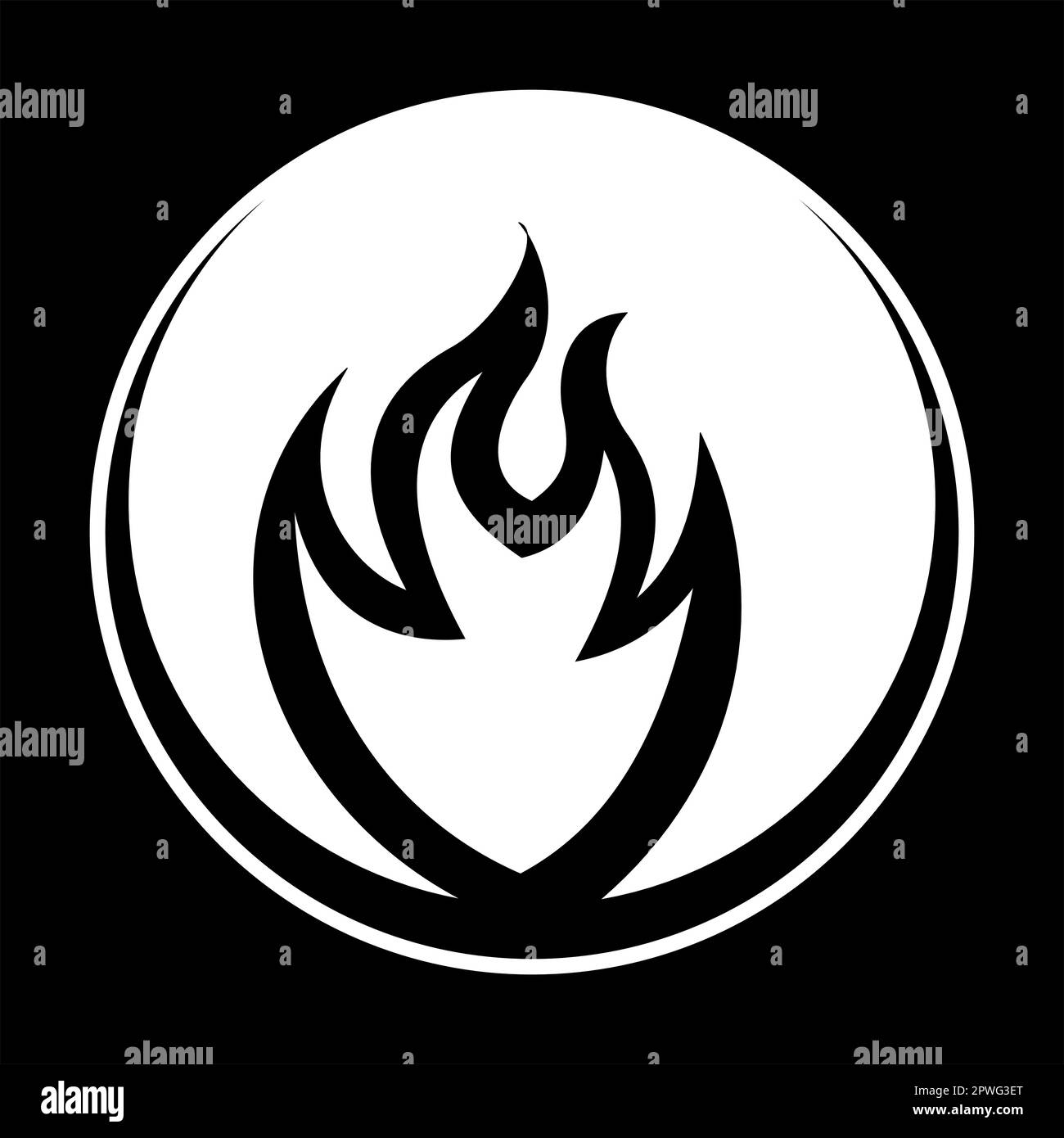Yellow flames Black and White Stock Photos & Images - Alamy