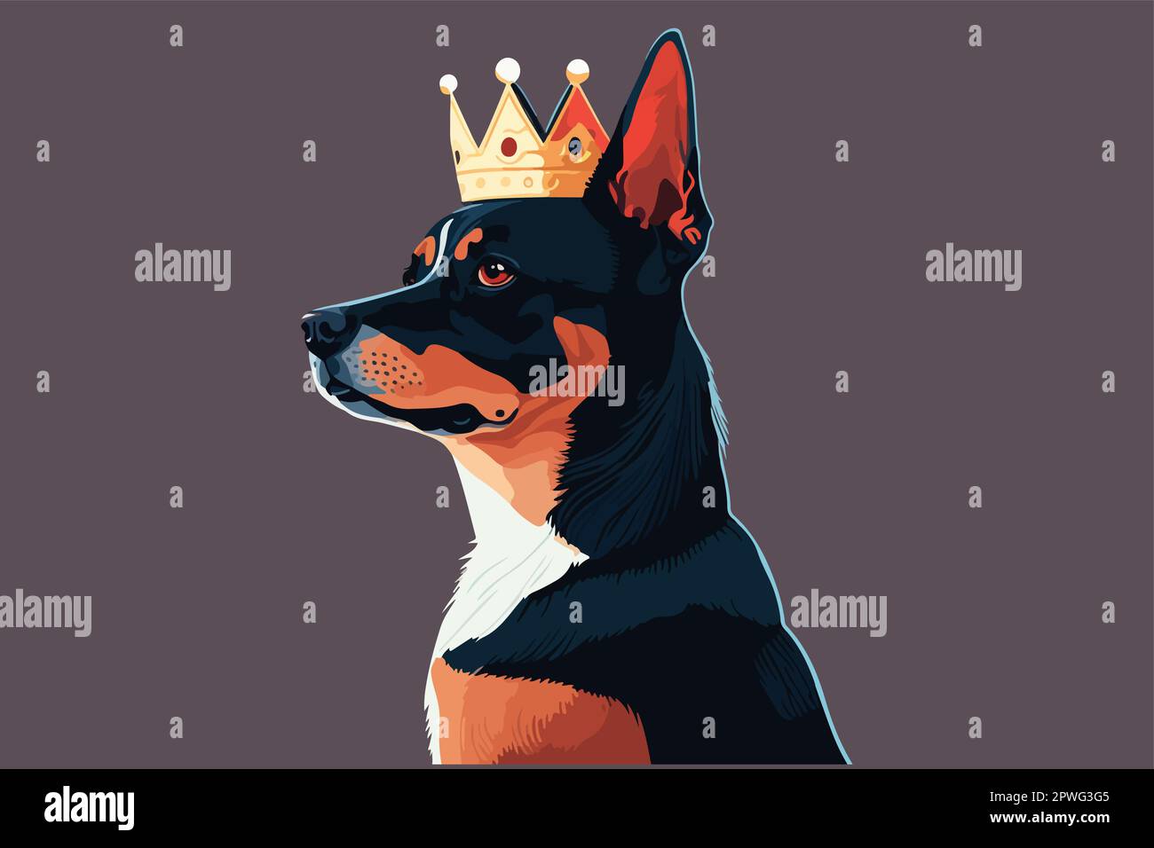 Golden shiba Stock Vector Images - Alamy