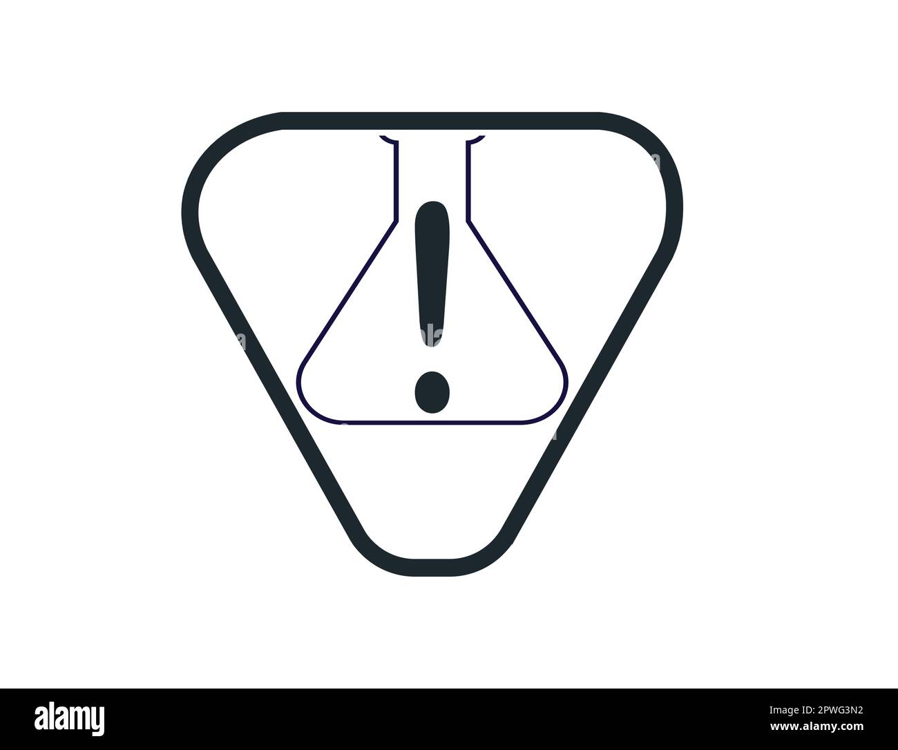 Isolated Contains Hazardous Substances Symbol. Vector Illustration ...