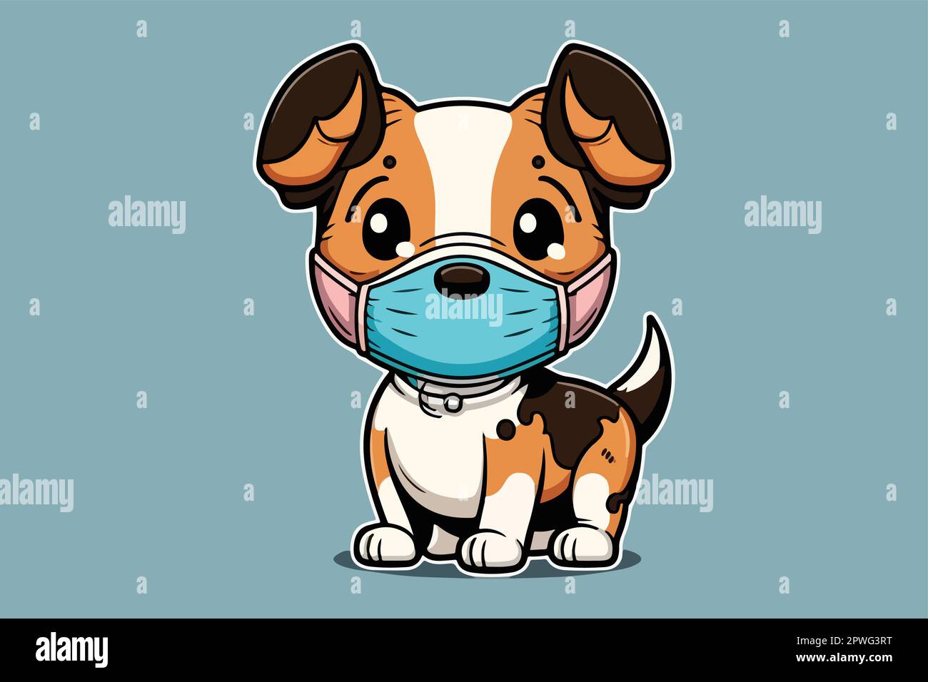 Pandemic puppies Stock Vector Images - Alamy