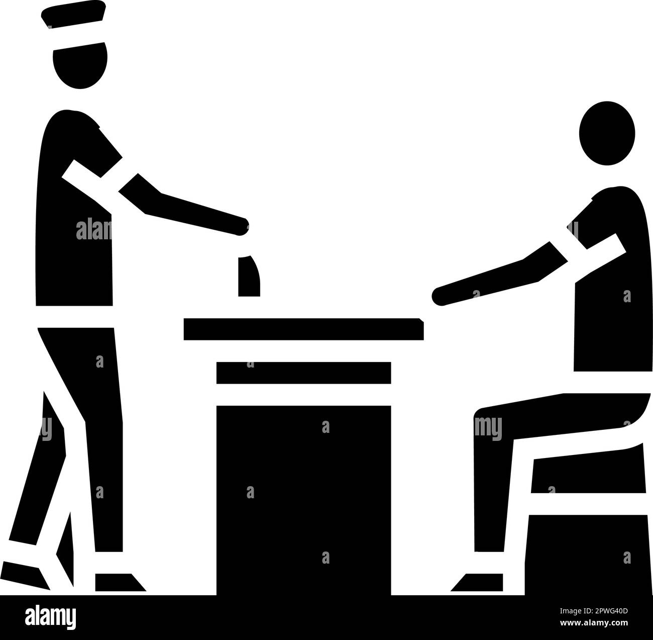 Interrogation police investigation Black and White Stock Photos ...