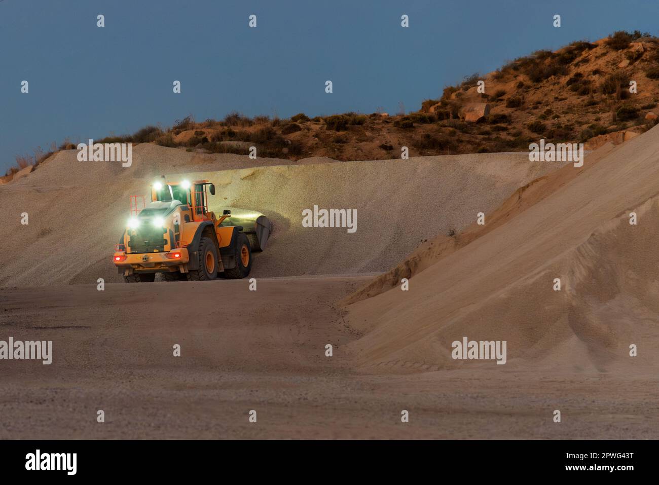 Sand stockpile hi-res stock photography and images - Alamy