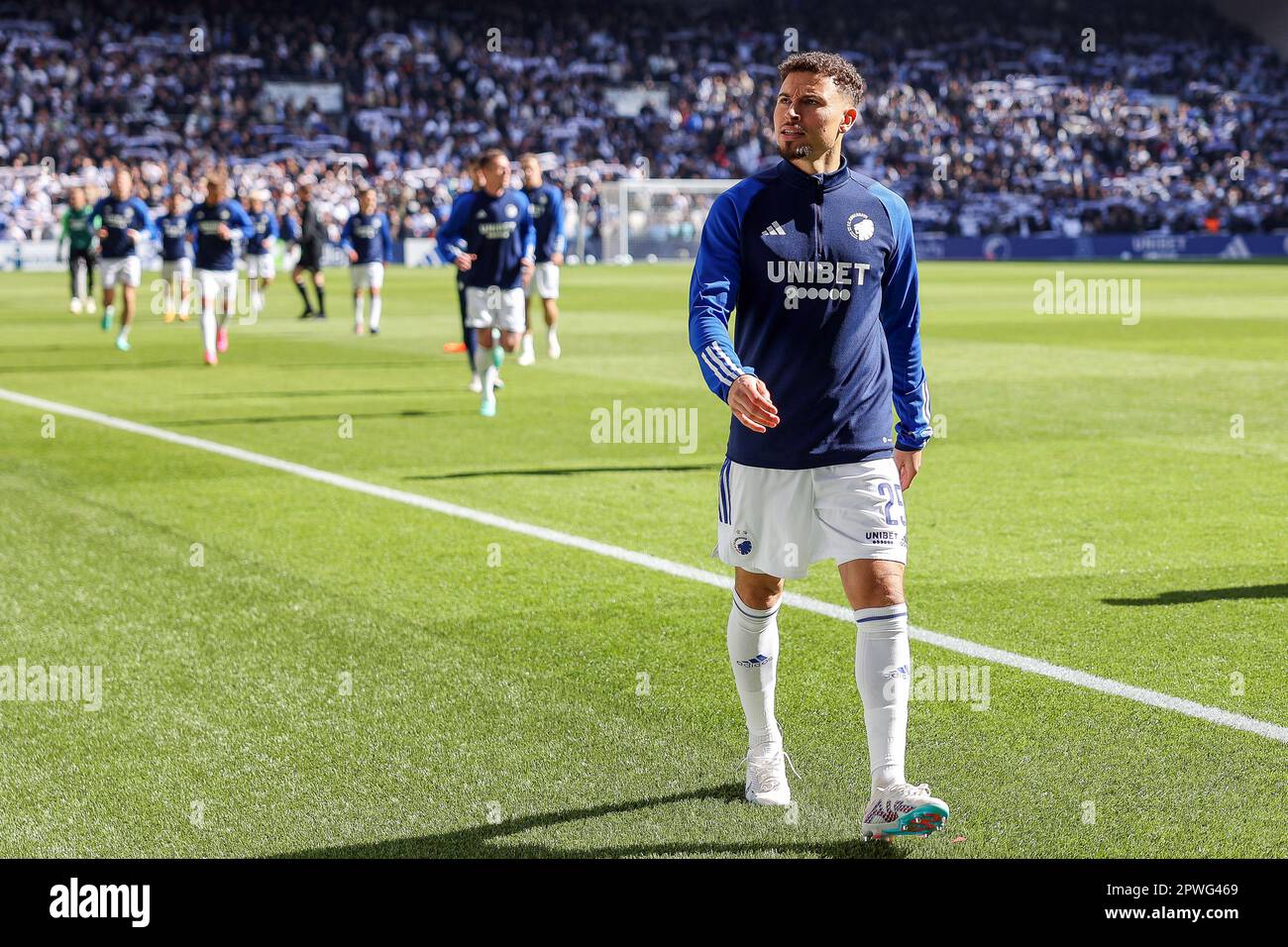 Copenhagen, Denmark. 30th Apr, 2023. Jordan Larsson (25) of FC ...