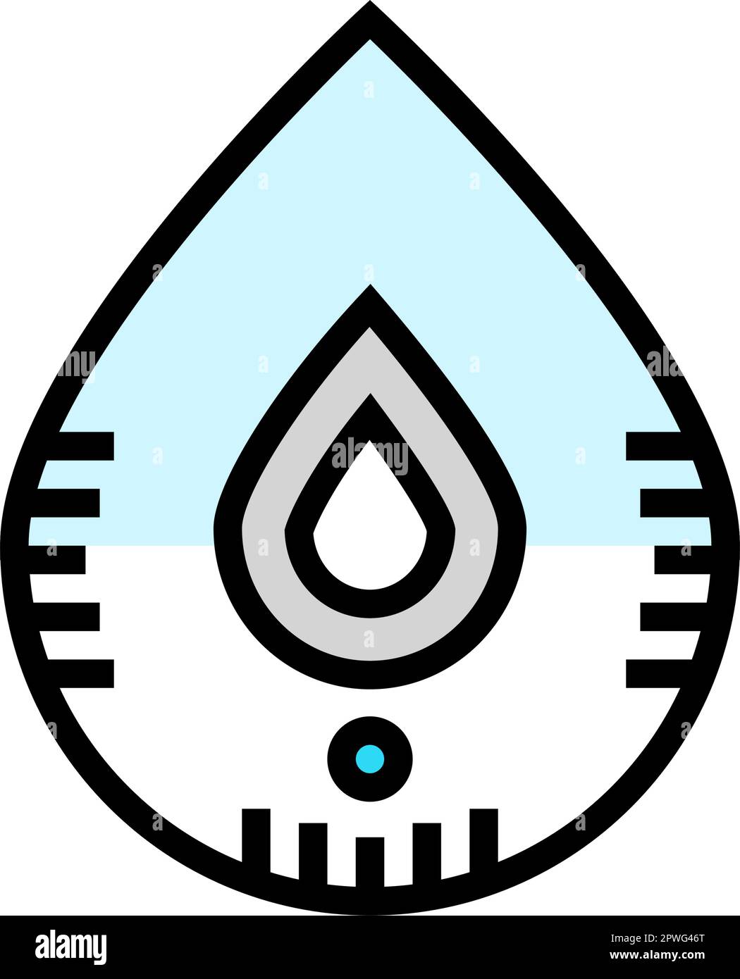 smart leak detector home color icon vector illustration Stock Vector ...