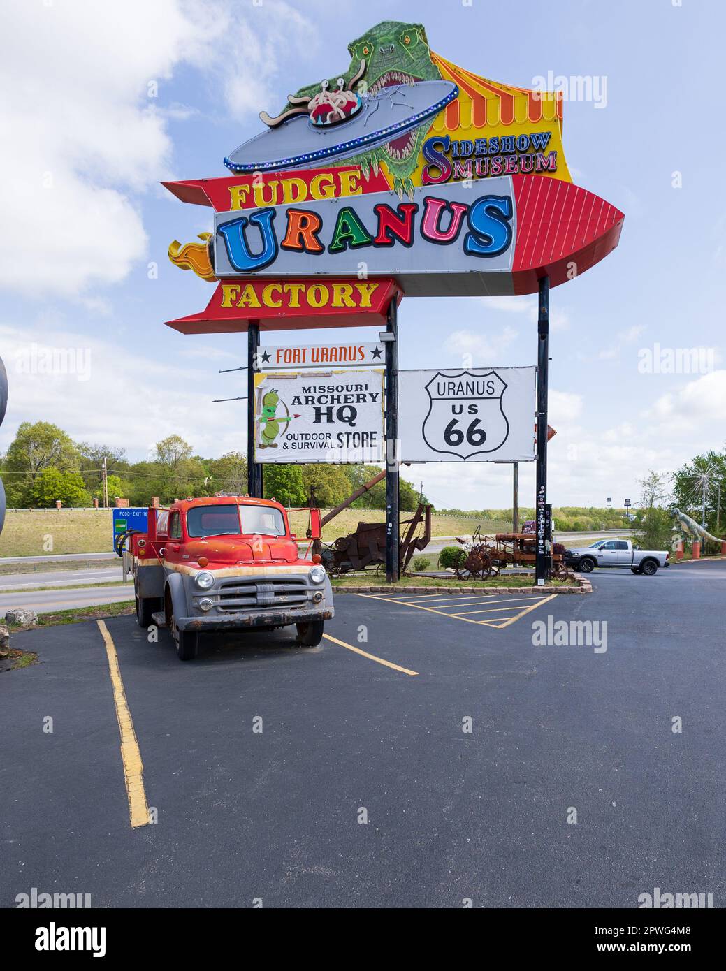 Uranus Fudge Factory, MO Stock Photo - Alamy