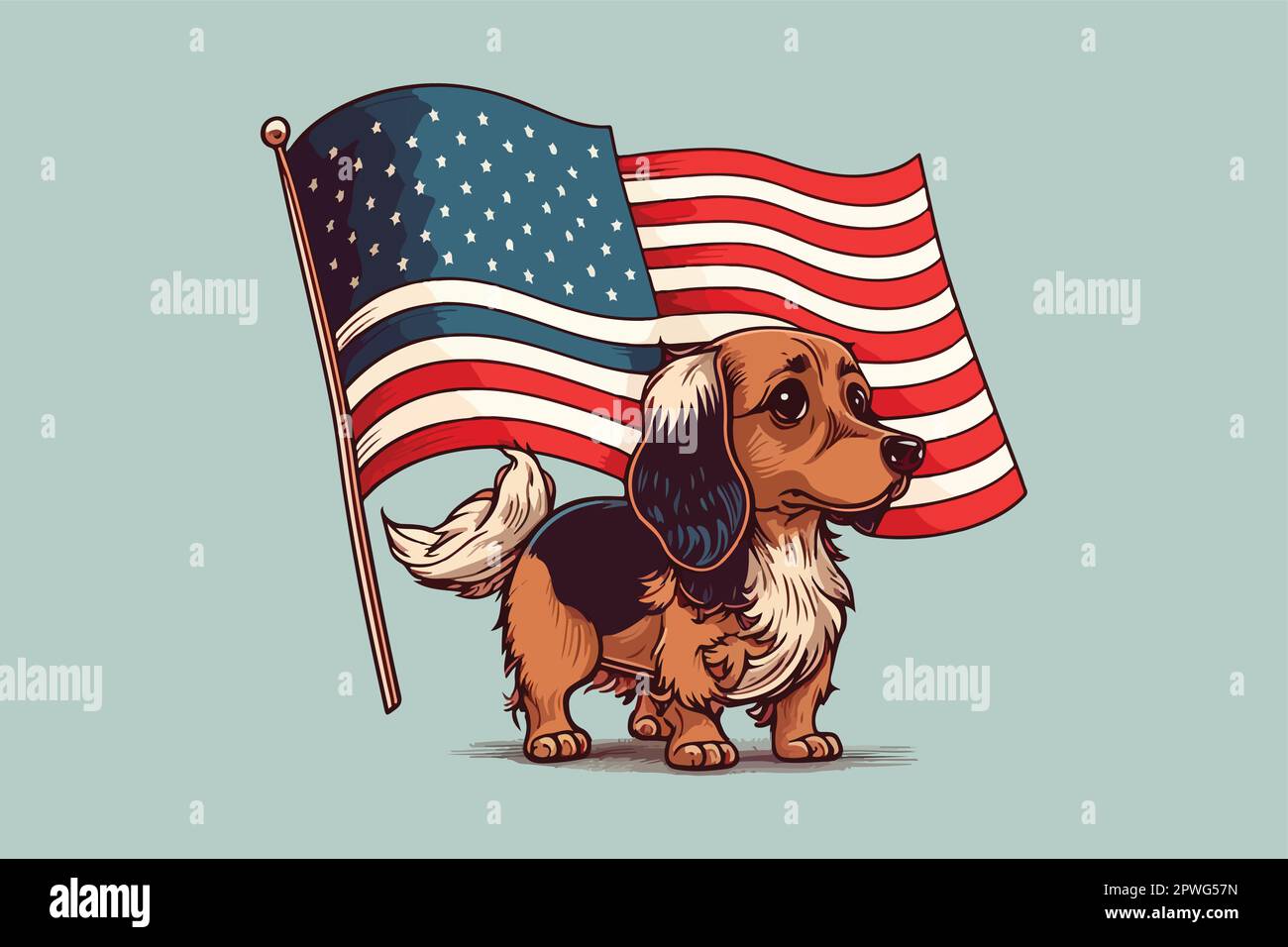 Dog holding pride flag hi-res stock photography and images - Alamy