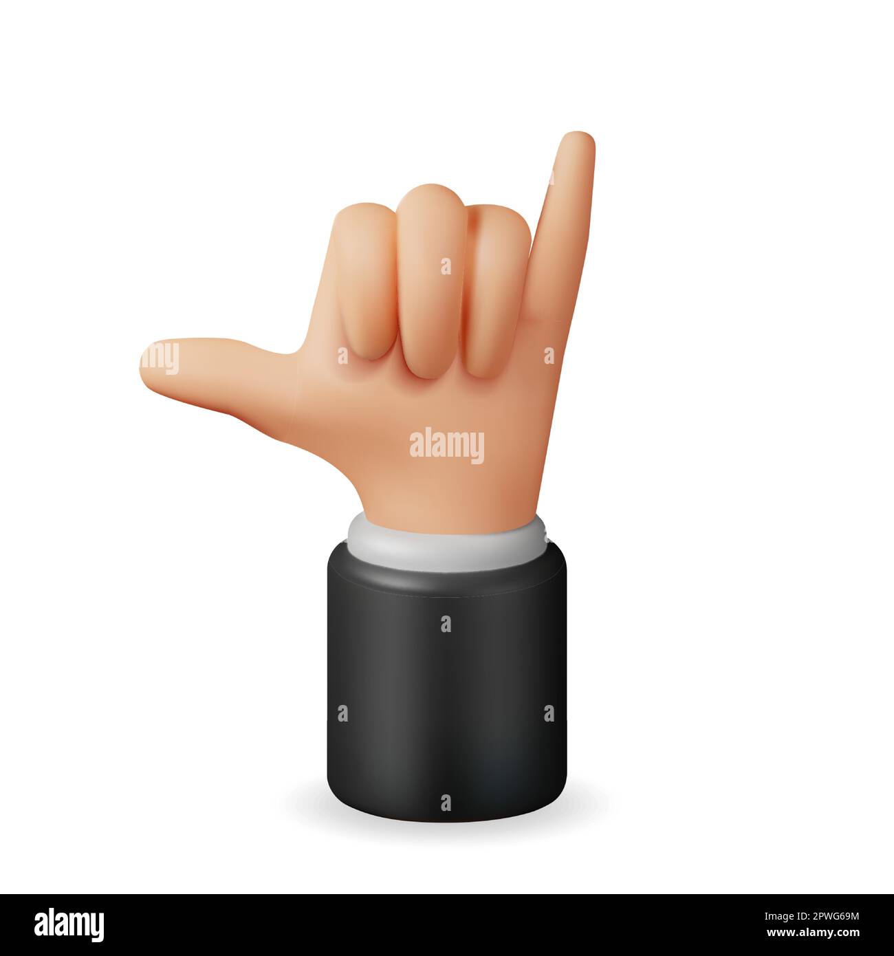 Call hand gesture icon Cut Out Stock Images & Pictures - Alamy