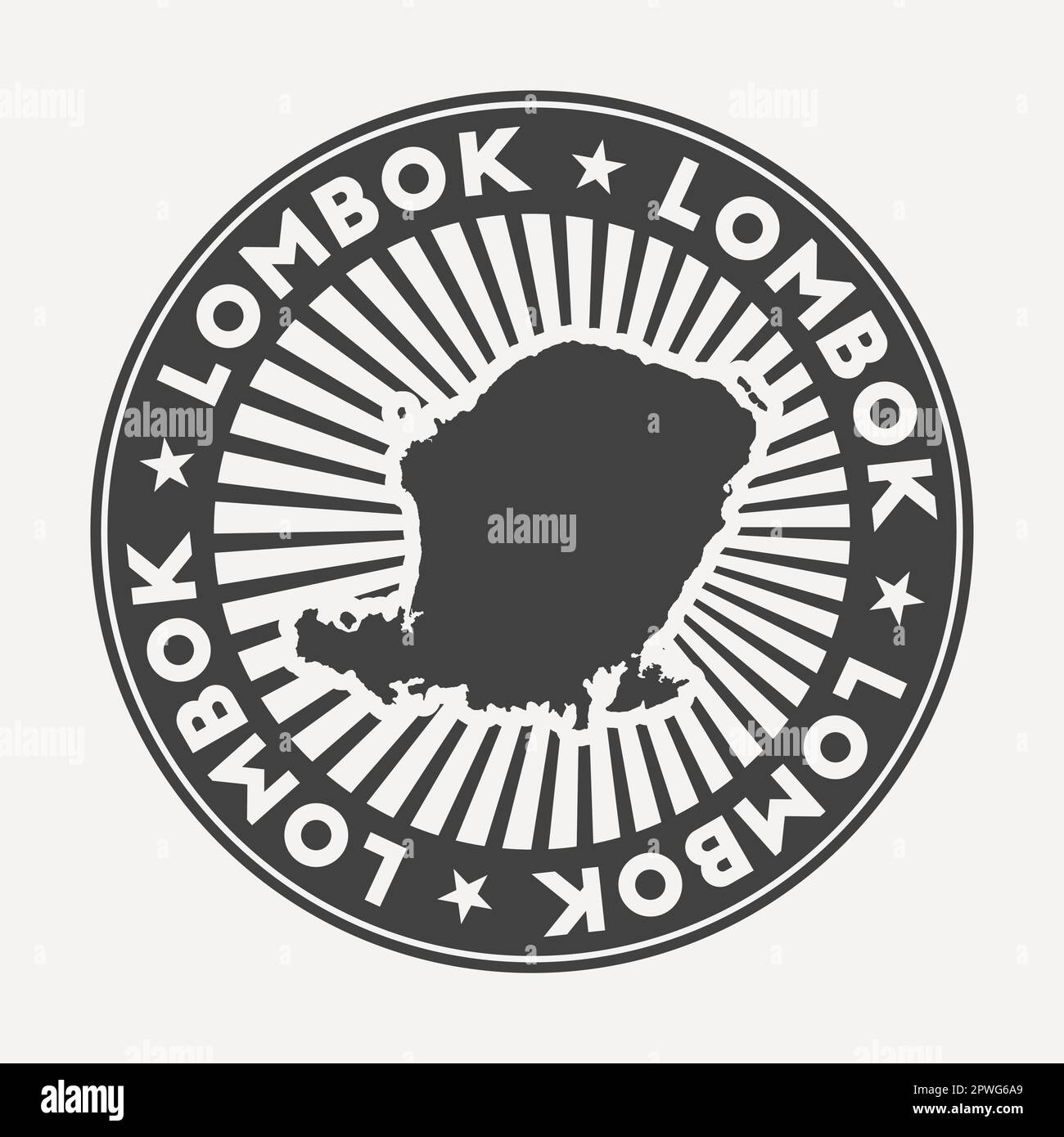 Lombok stamp vector vectors hi-res stock photography and images - Alamy