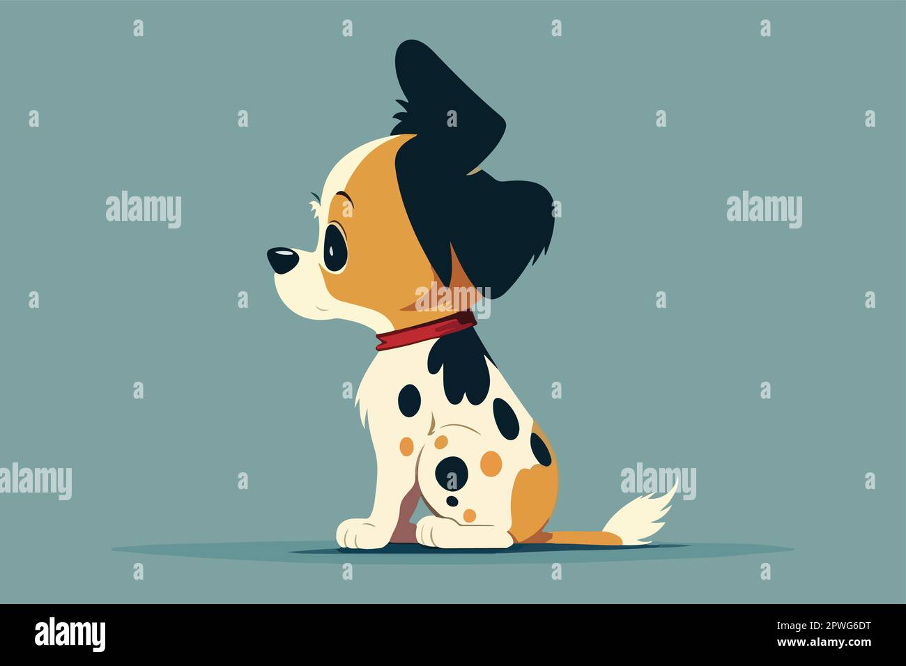 Dog animated drawing Stock Vector Images - Alamy