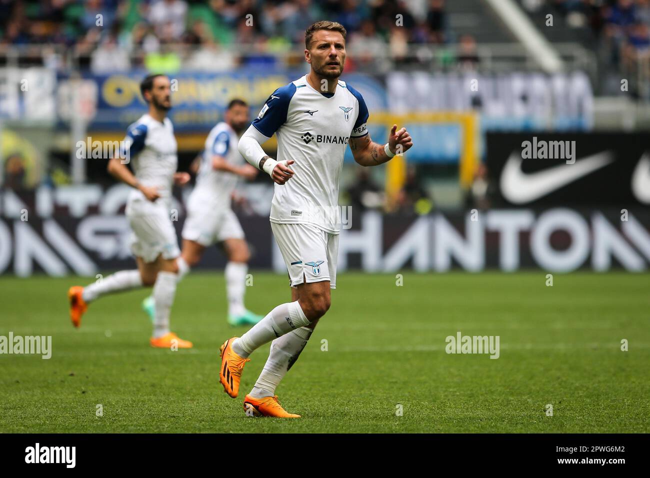 Ciro Immobile, Lazio player Stock Photo - Alamy