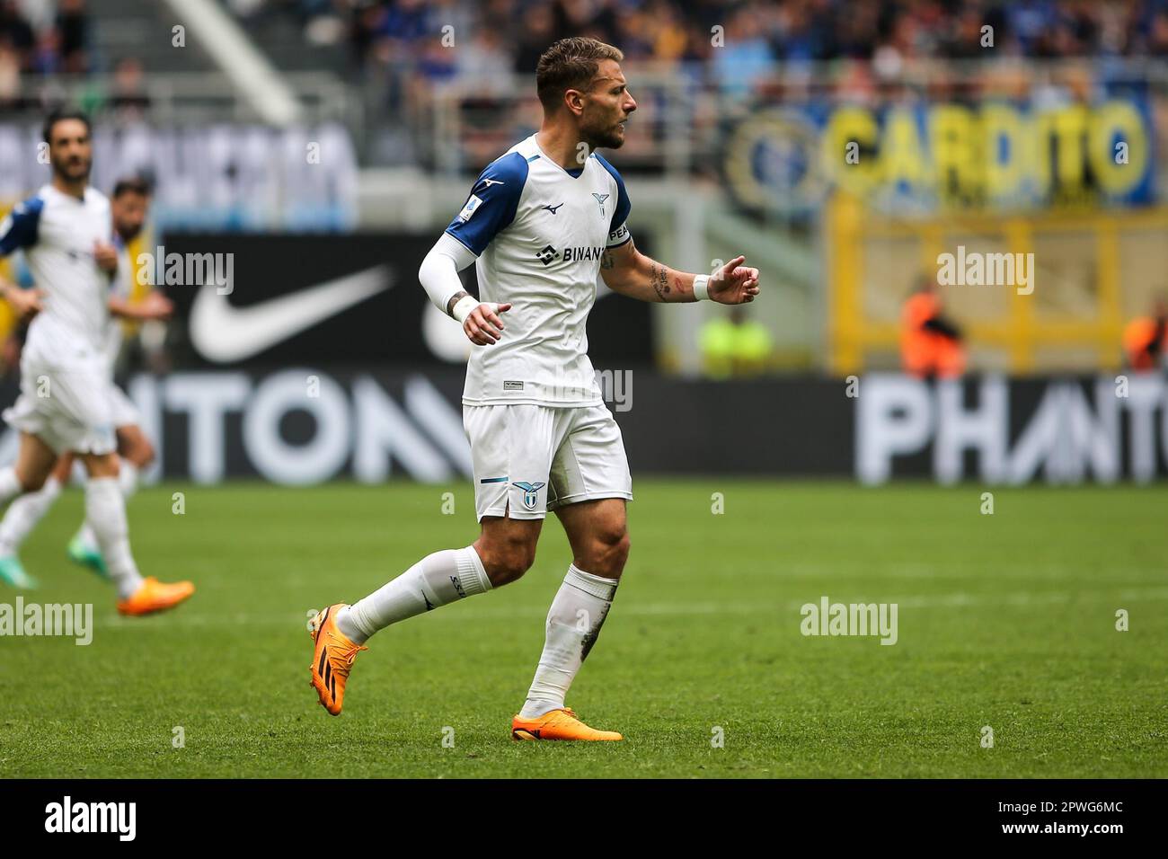 Ciro Immobile, Lazio player Stock Photo - Alamy