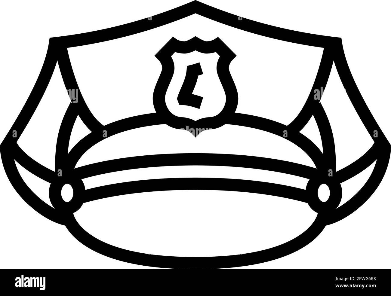 Police Hat Clipart Black And White at netlilahblog Blog