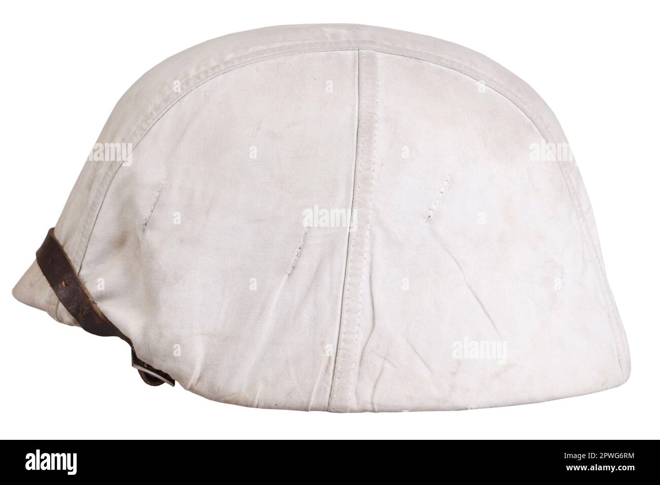 German nazi army helmet with white camouflage cover, type winter ...