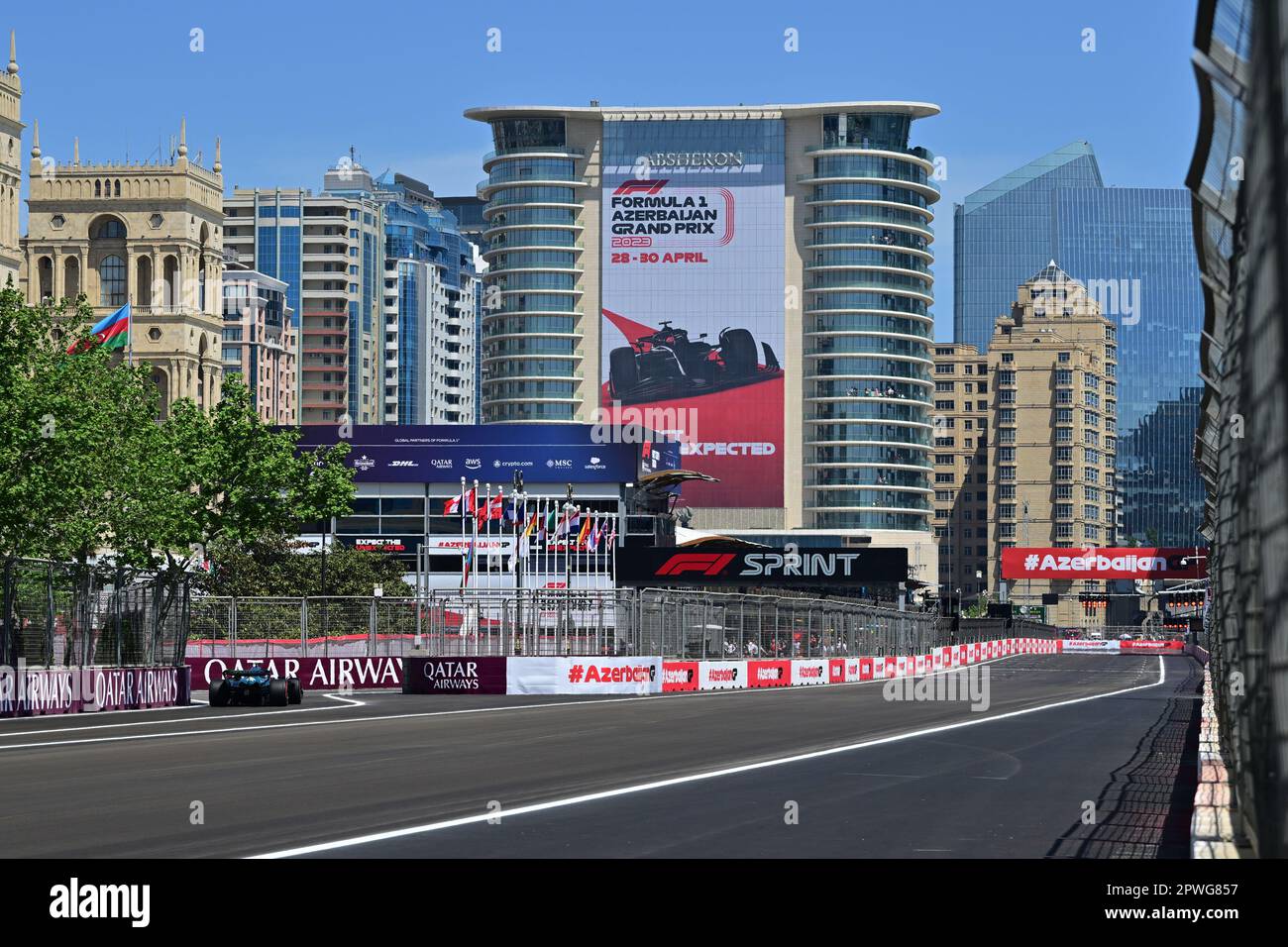 Baku circuit ambiance during the Formula 1 Azerbaijan Grand Prix 2023 ...