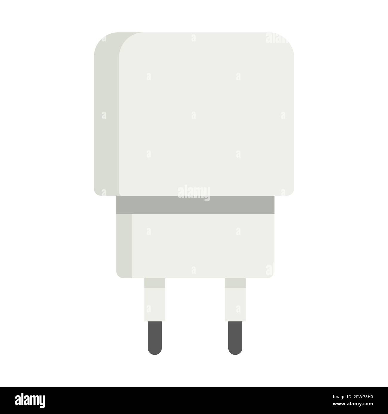 Mobile phone charger cartoon illustration. Cellphones case, charger ...