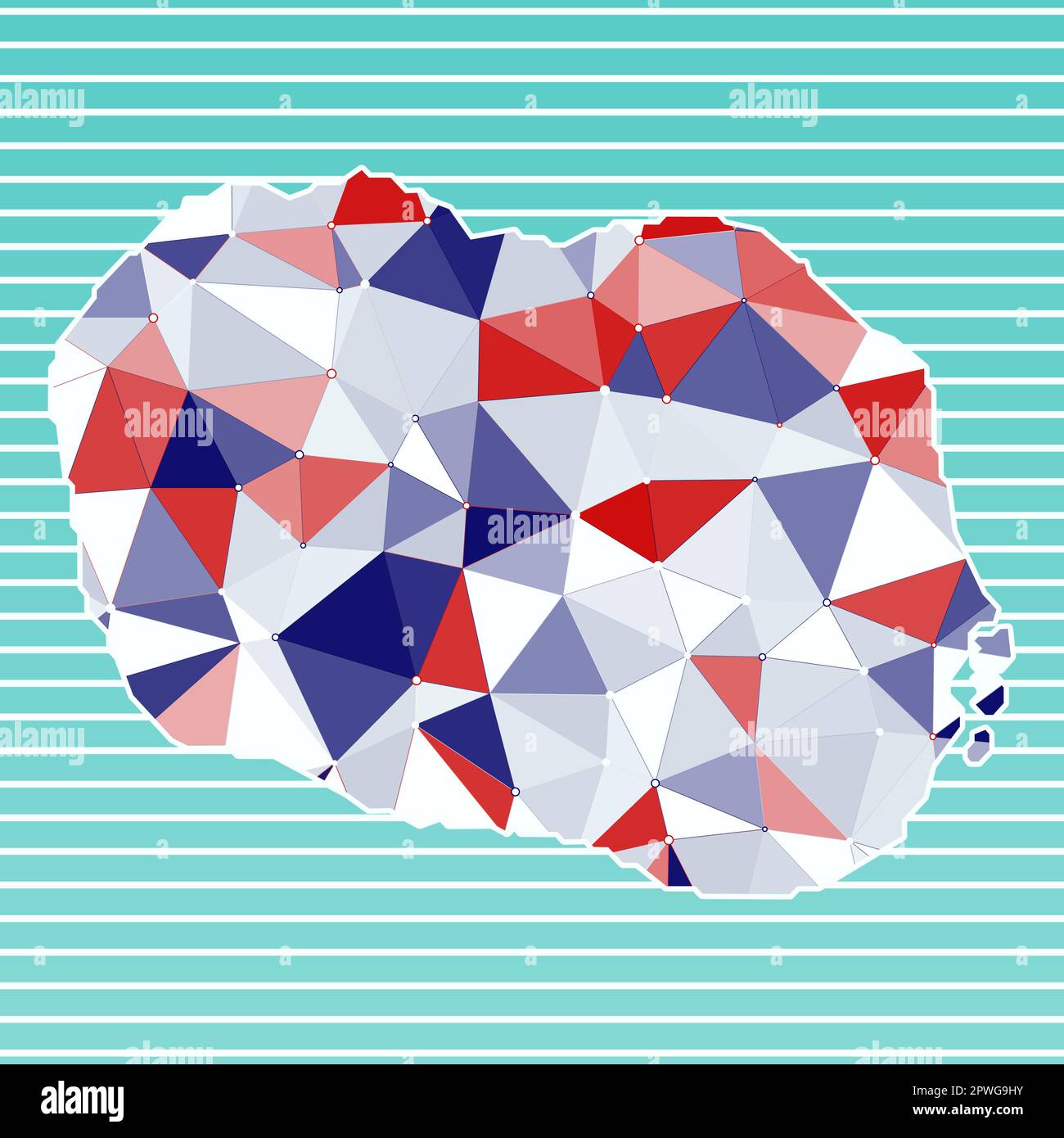 Rarotonga vector illustration. Rarotonga design on gradient stripes ...