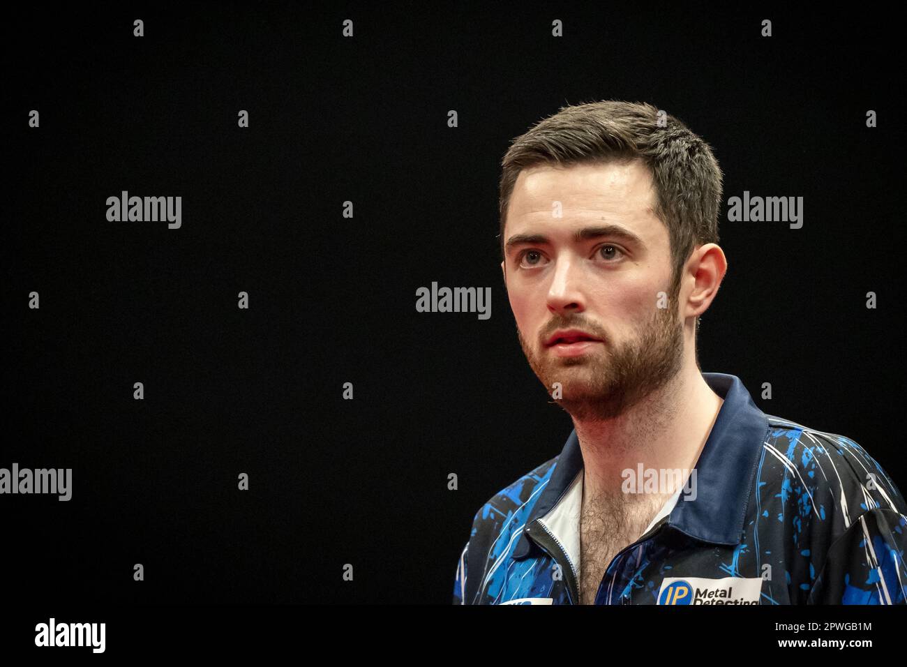 LEEUWARDEN - Luke Humphries (ENG) during the semi-finals of the Dutch ...