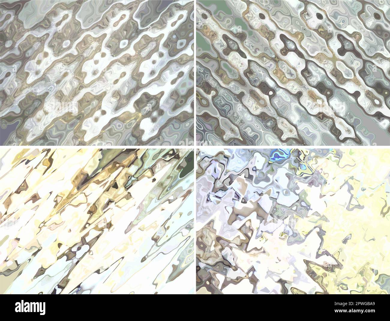 Wavy backgrounds or textures in gray-yellow-golden-blue tonality ...