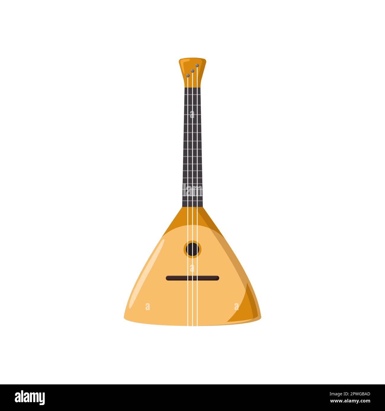Traditional Russian balalaika cartoon illustration Stock Vector Image ...