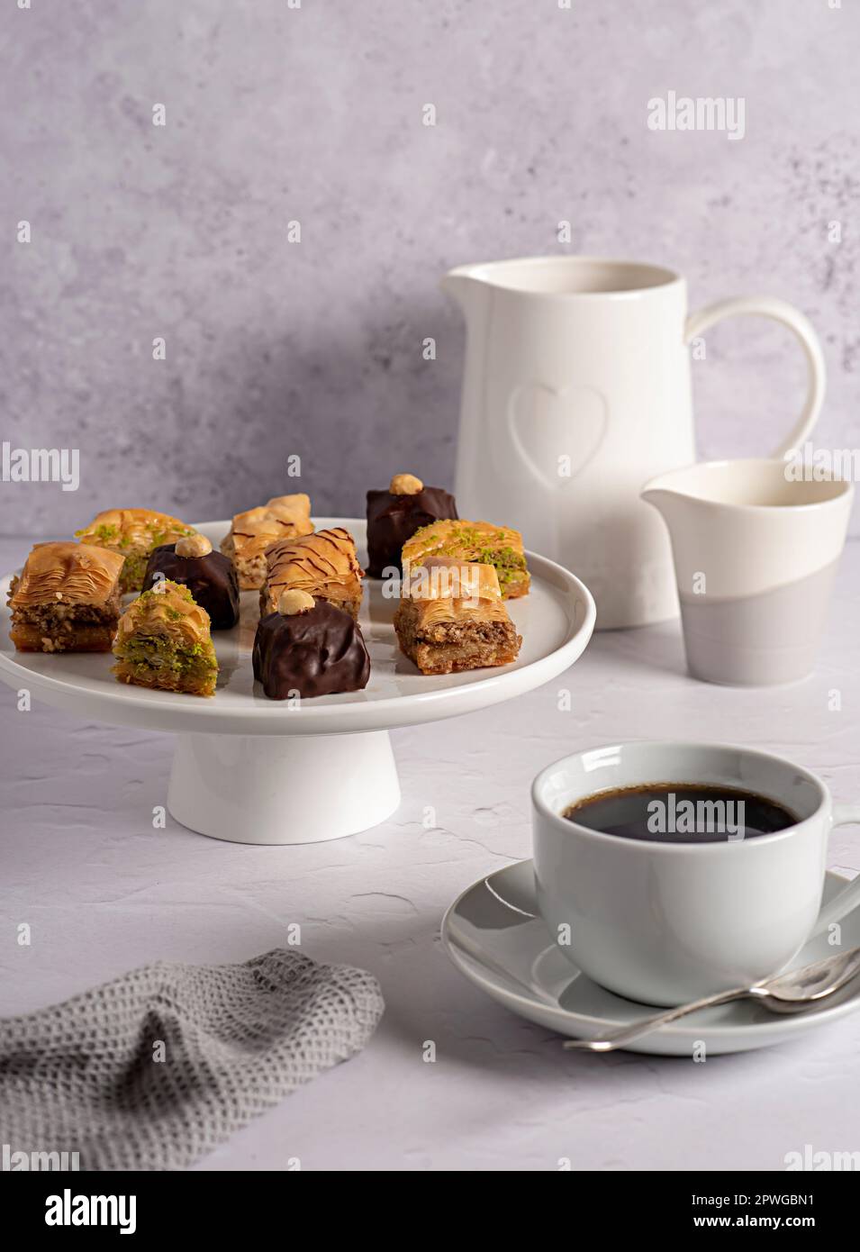 Food photography of baklava, dessert, pastry, traditional, greek ...