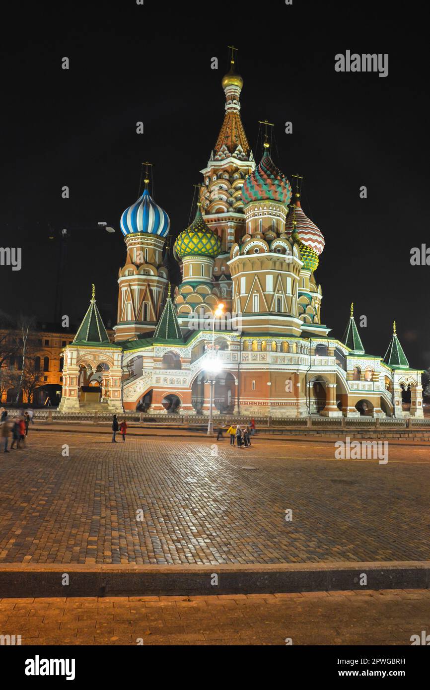 St. Basil's Cathedral. Church of the Intercession of the Holy Mother of ...