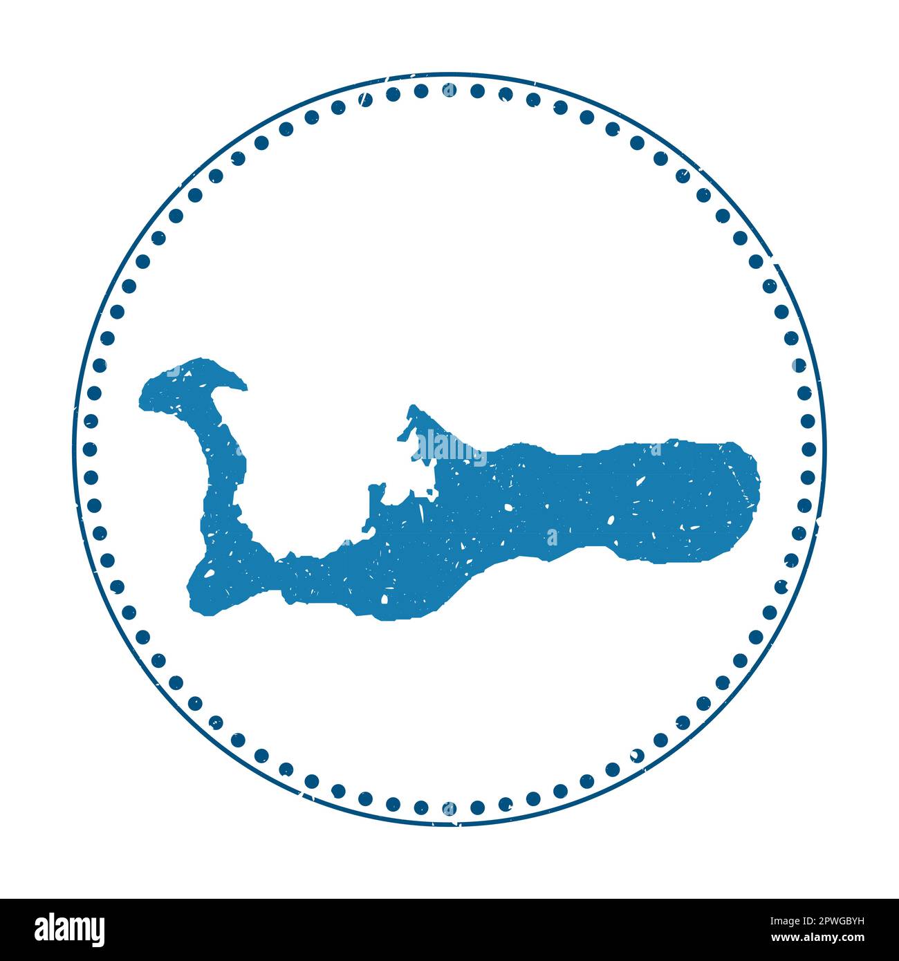 Grand Cayman sticker. Travel rubber stamp with map of island, vector ...