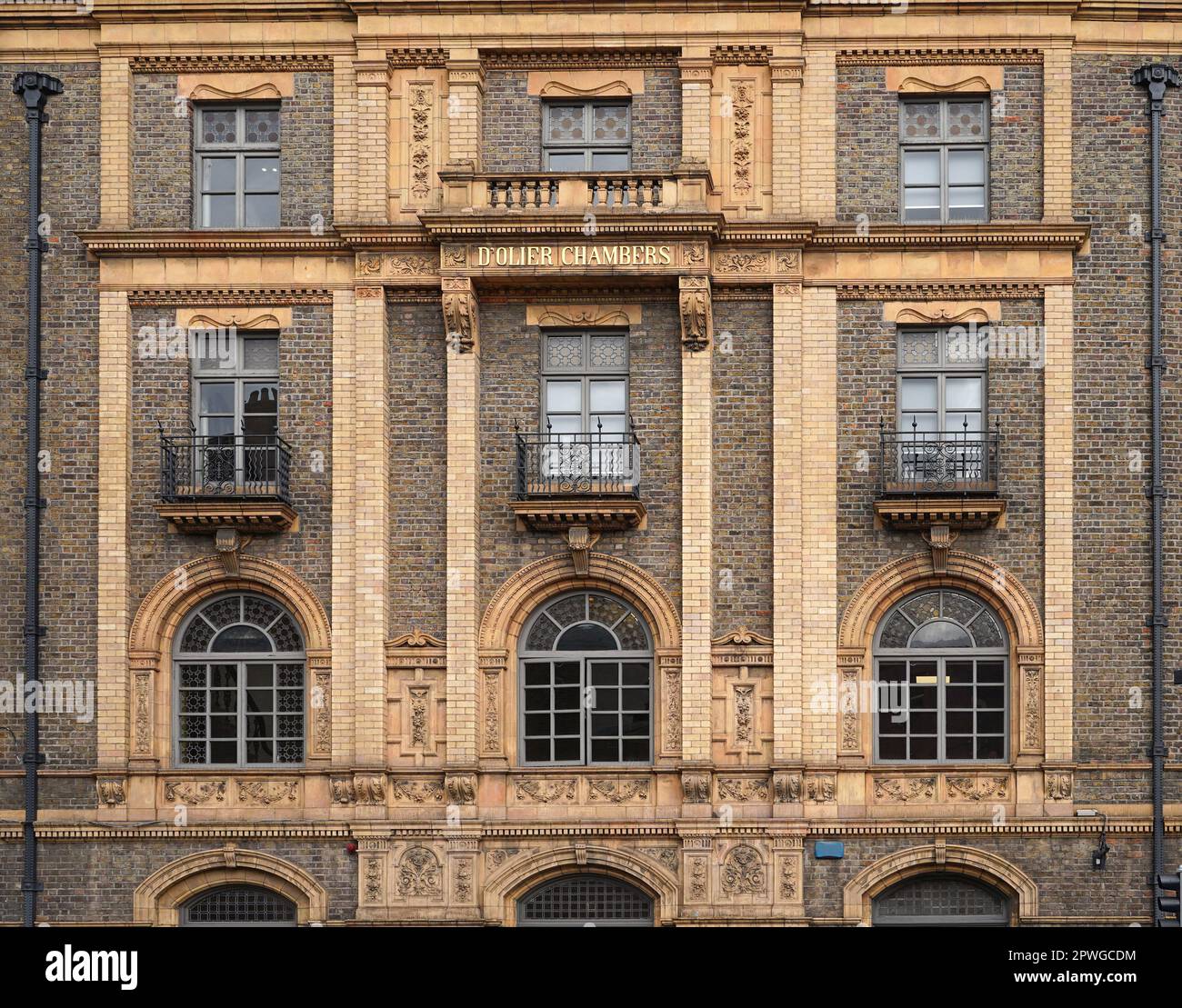 Ornate facade of Victorian office building Stock Photo - Alamy