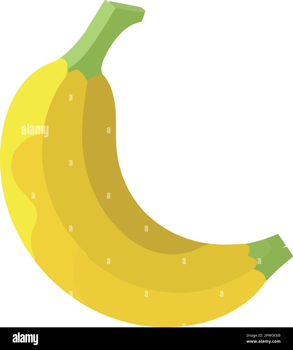 Fresh organic banana, symbol of healthy eating Stock Vector Image & Art ...