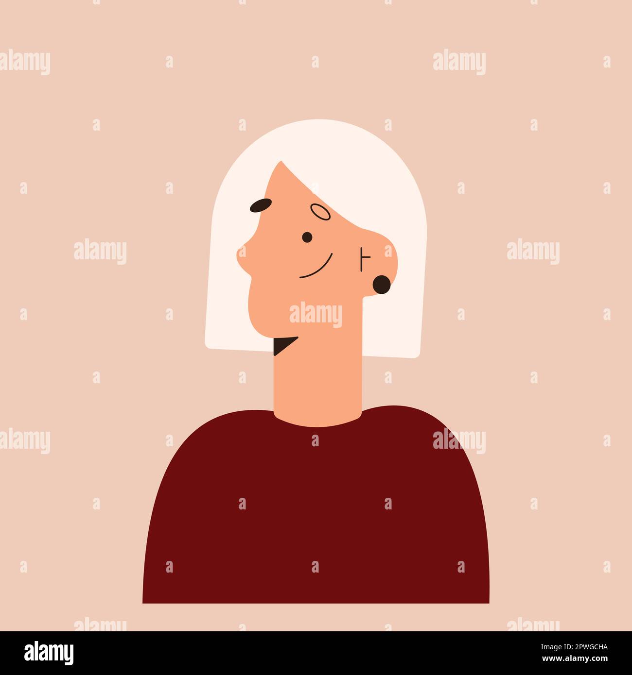 female user icon-girl icon-businesswoman sign-human illustration ...