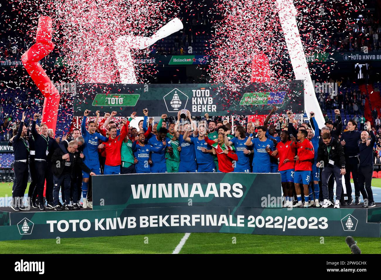 30-04-2023: Sport: Ajax v PSV KNVB Beker finale ROTTERDAM, NETHERLANDS - APRIL 30: PSV Winner ...