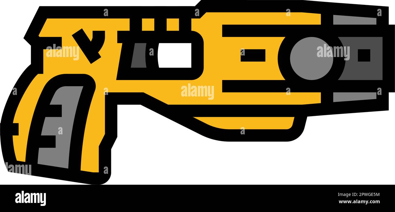taser weapon military color icon vector illustration Stock Vector Image ...