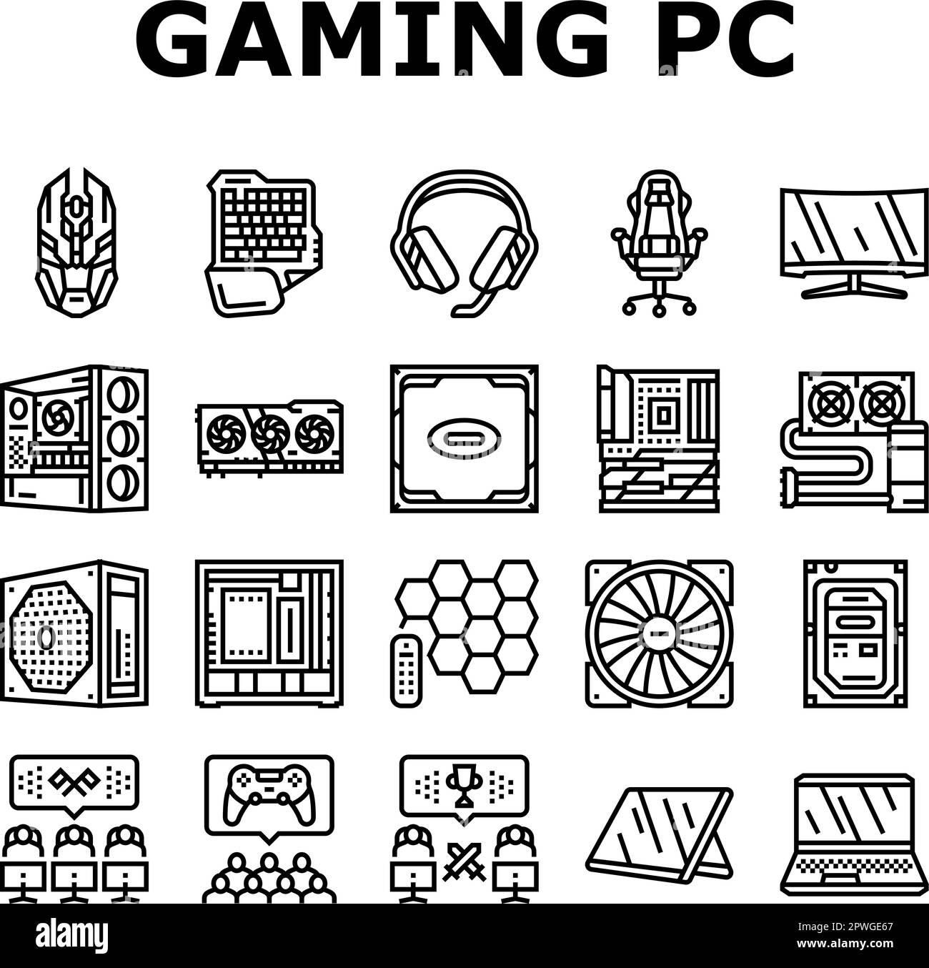 Gamer rig hi-res stock photography and images - Alamy