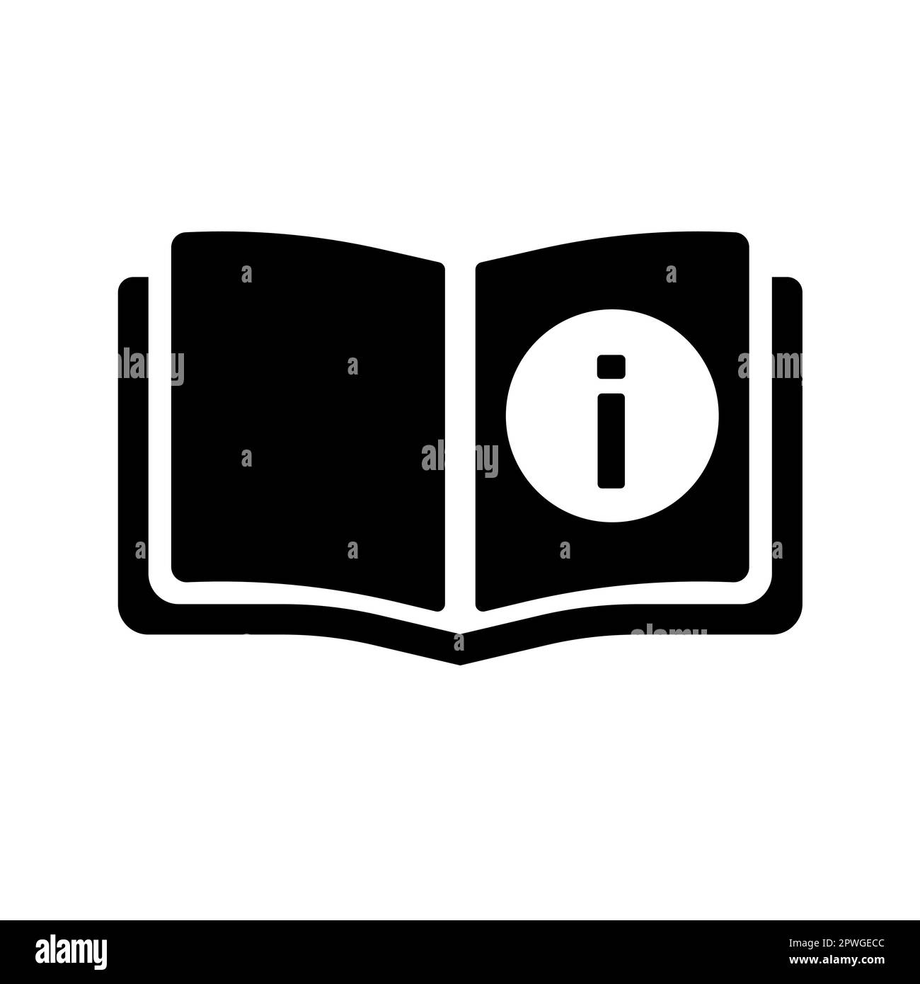 open book info guide manual outline icon Stock Vector Image & Art - Alamy