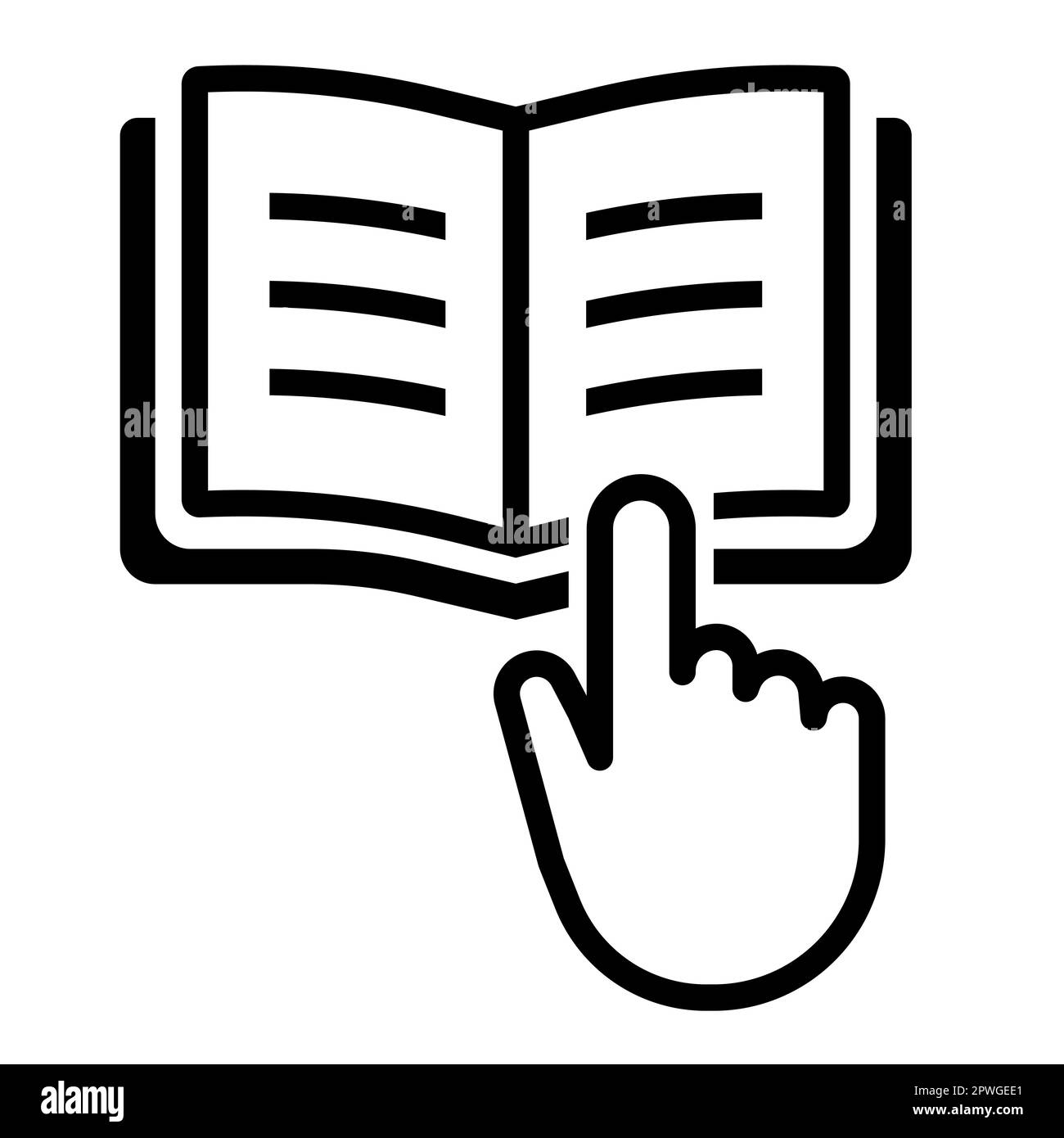 Manual symbol Black and White Stock Photos & Images - Alamy