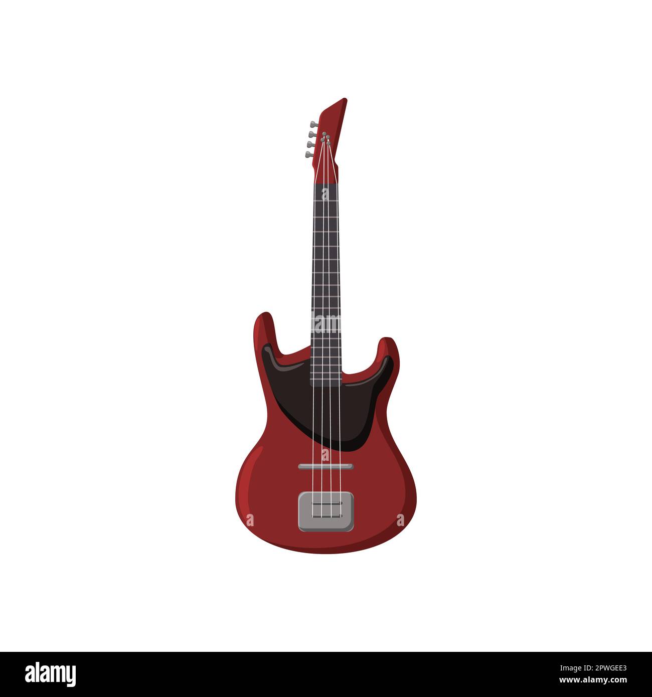 Cartoon Bass Guitar