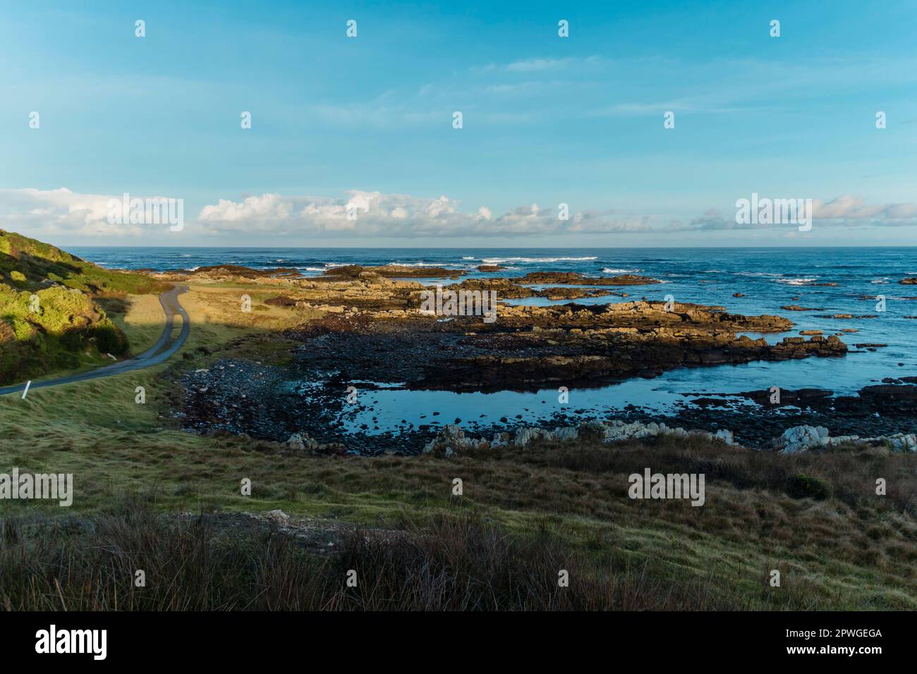 Photograph of the rugged Cataraqui Shipwreck Memorial Coastline on King ...