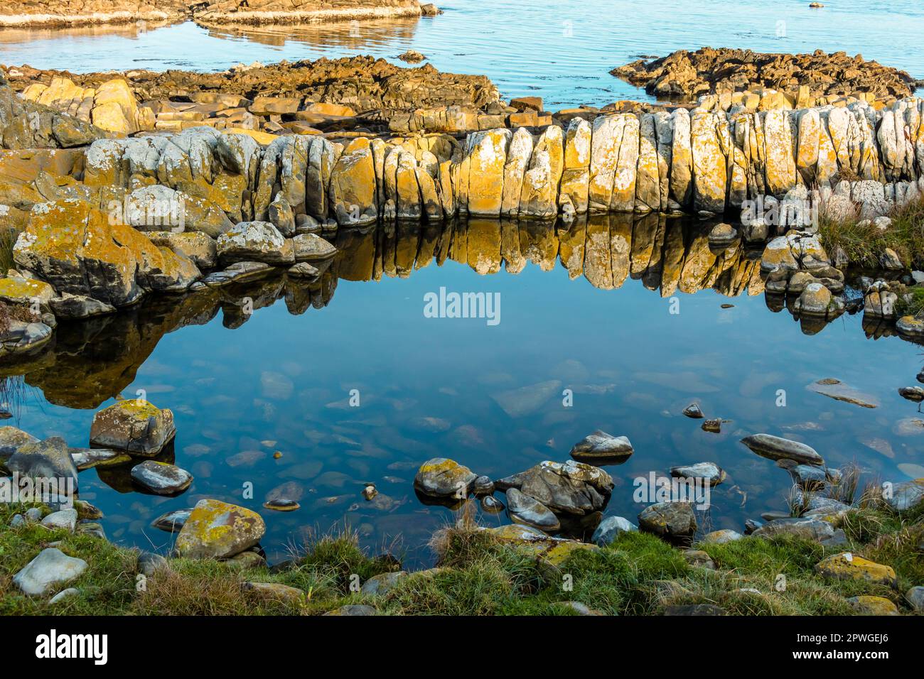 Photograph of the rugged Cataraqui Shipwreck Memorial Coastline on King ...