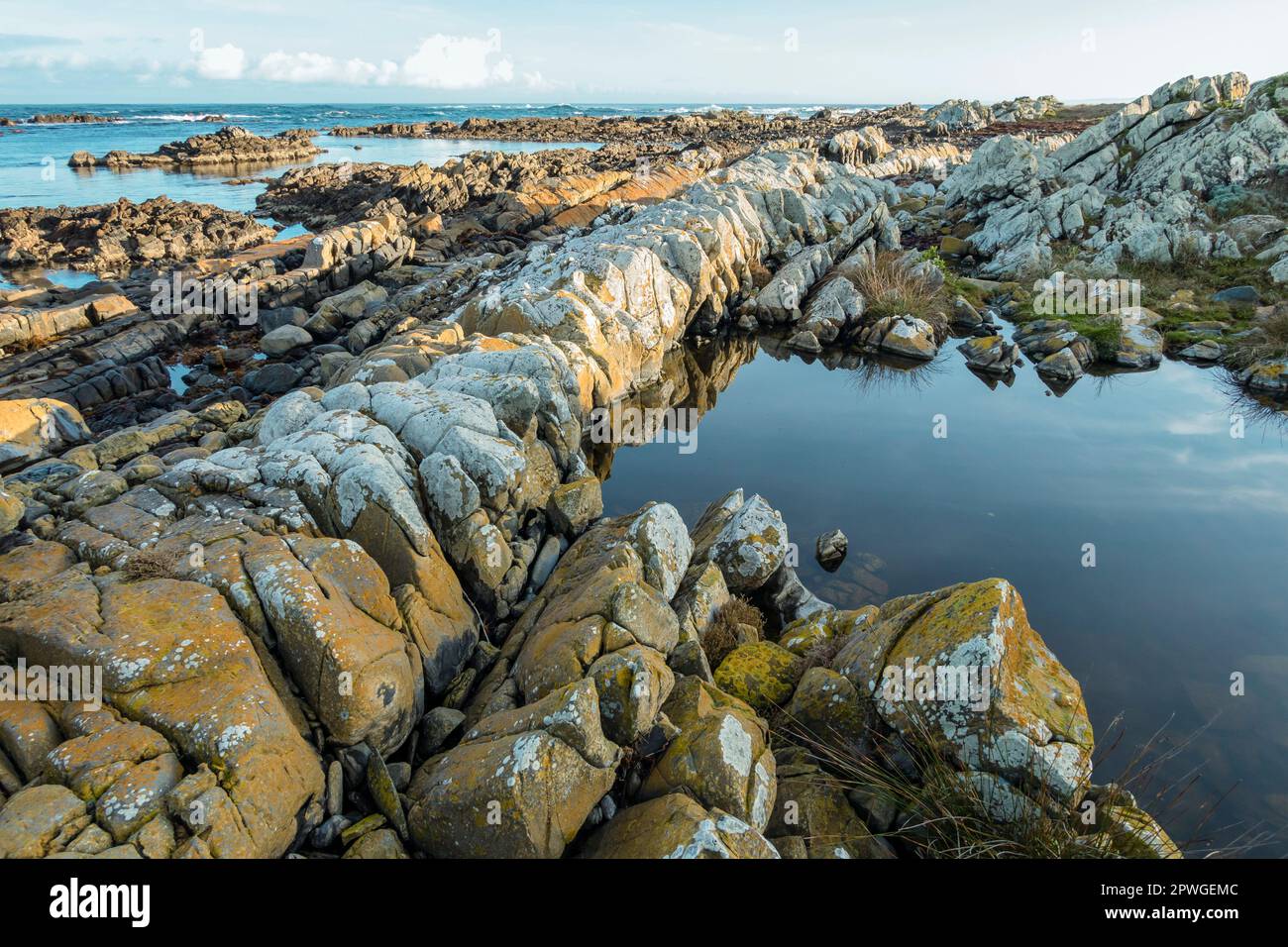 Photograph of the rugged Cataraqui Shipwreck Memorial Coastline on King ...