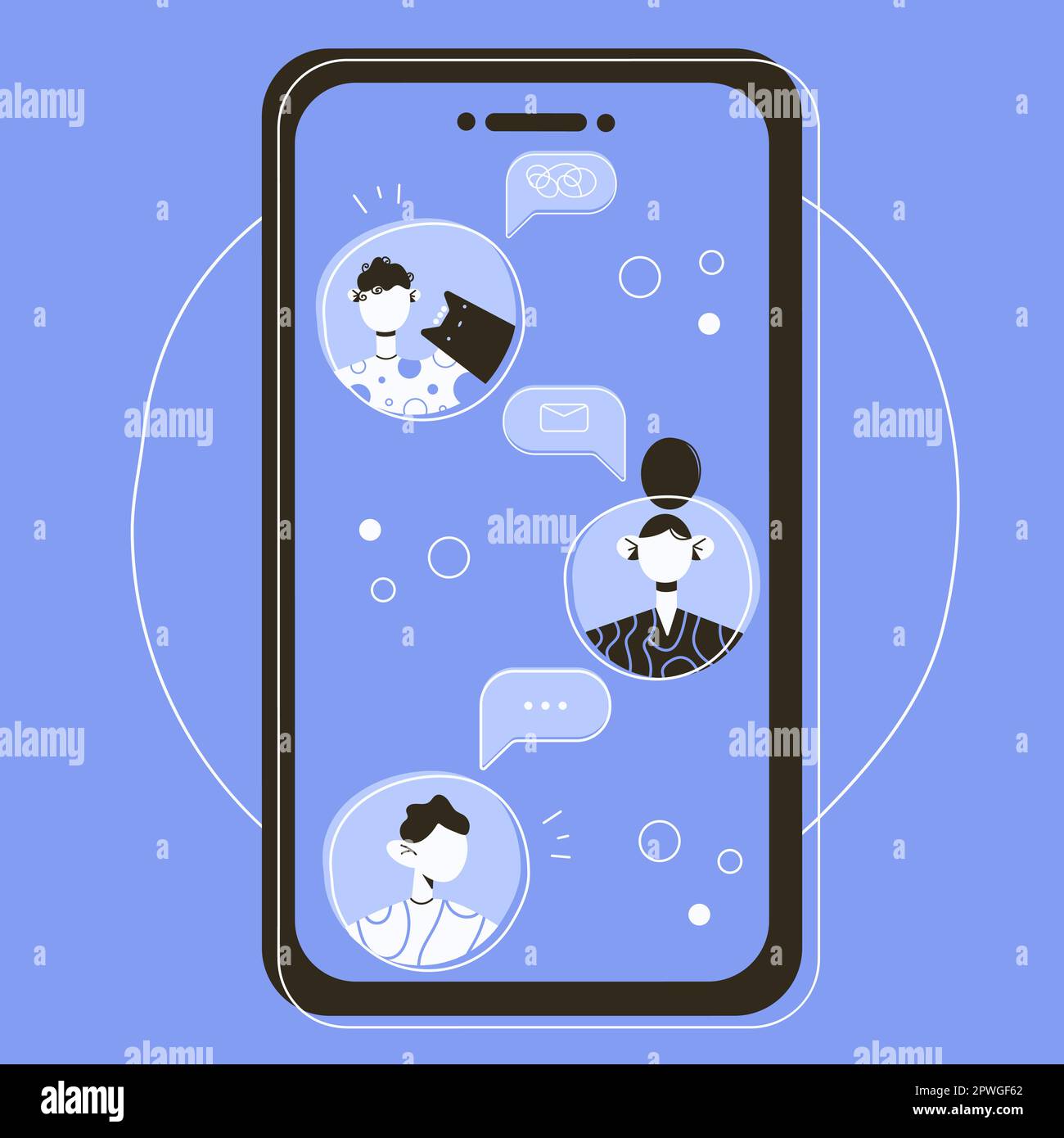 People man boy male bubble vector Stock Vector Images - Alamy