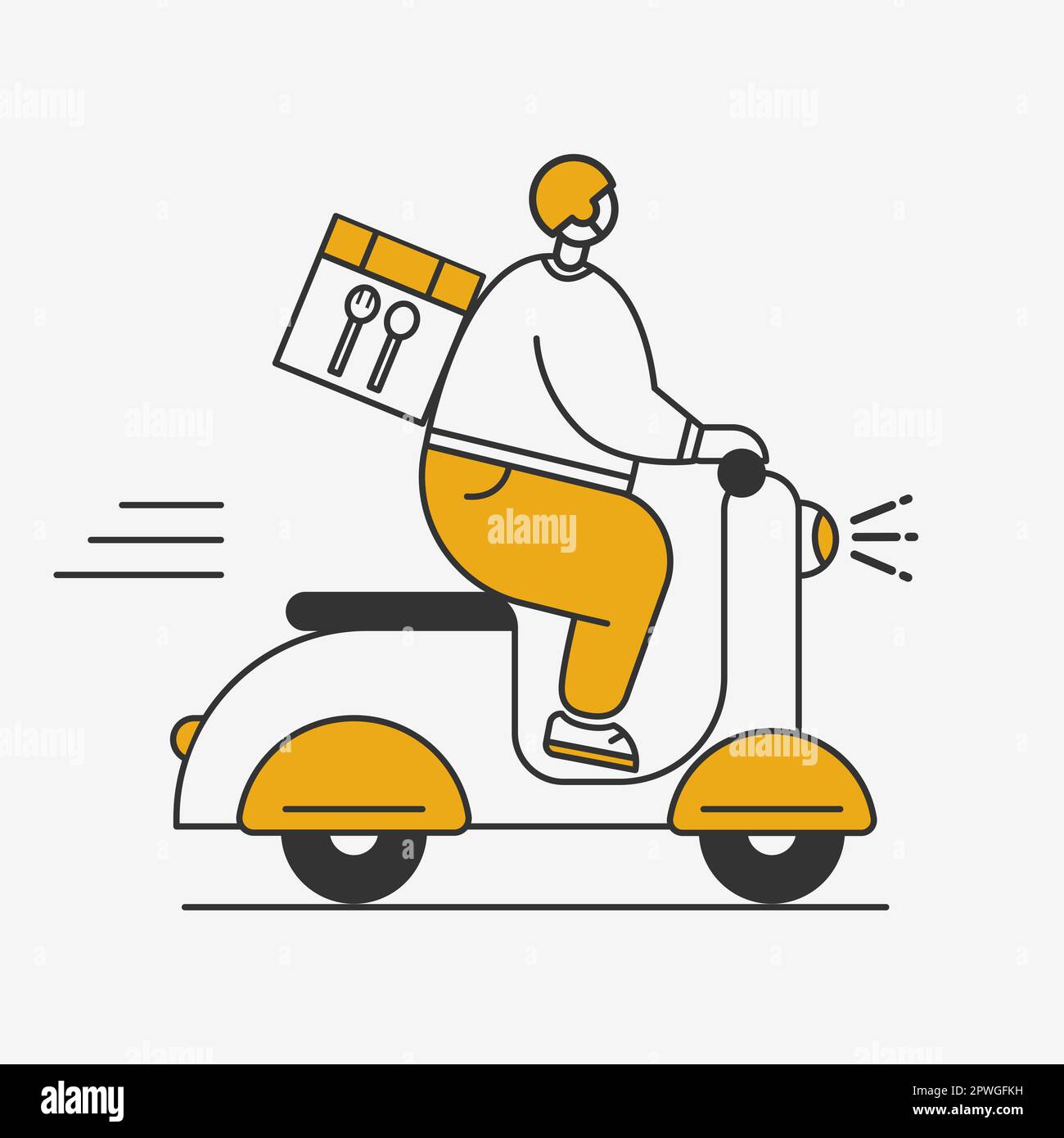 Express man delivery ride motorcycle icon symbol,flat design for apps ...