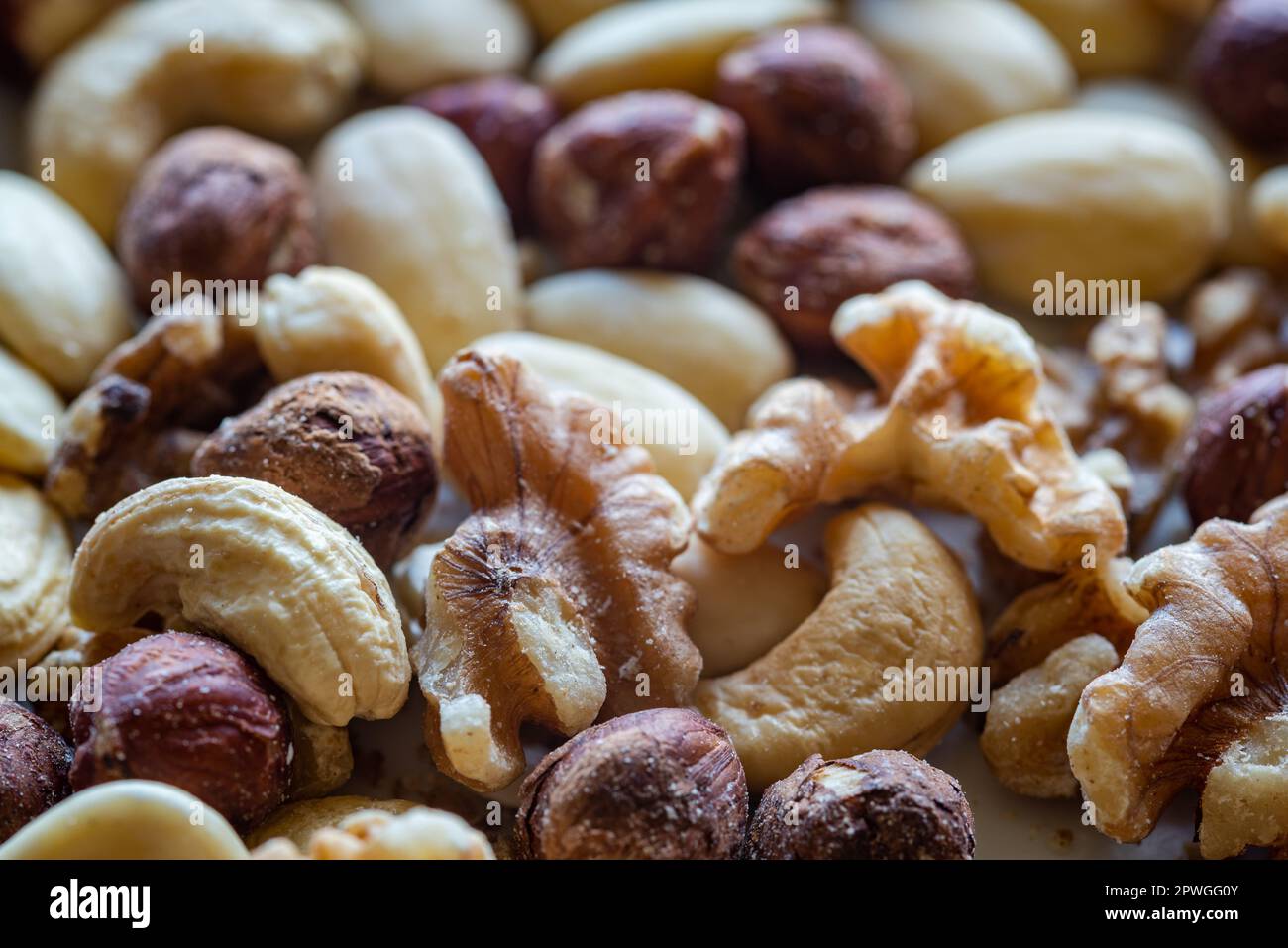 Various different mixed nuts hi-res stock photography and images - Alamy