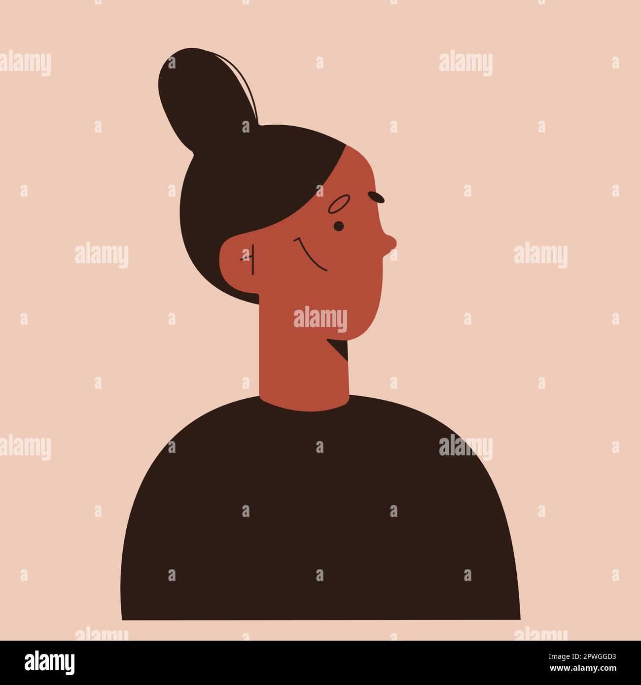 female user icon-girl icon-businesswoman sign-human illustration ...