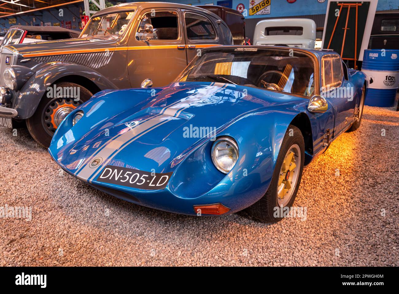 1970 Fournier-Marcadier Barzoï vintage classic car exhibited in the ...