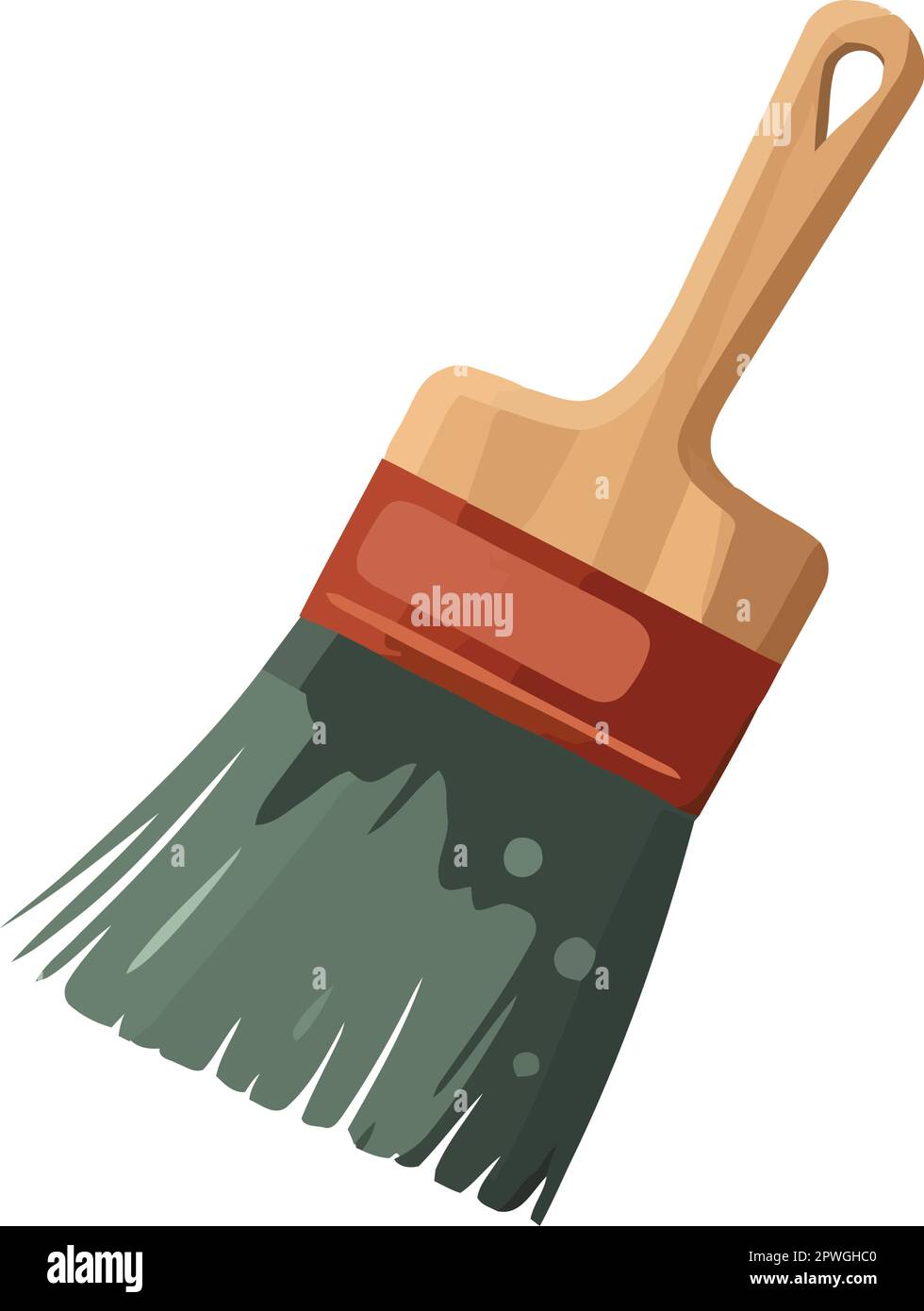 classic paint brush tool Stock Vector Image & Art - Alamy