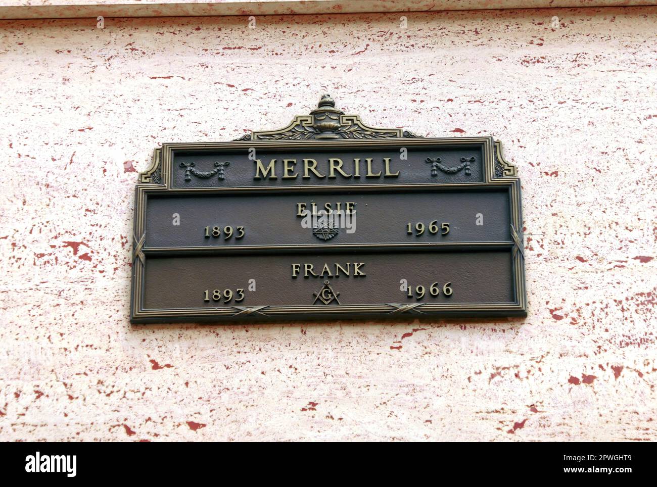 Los Angeles, California, USA 29th April 2023 Actor Frank Merrill Grave ...